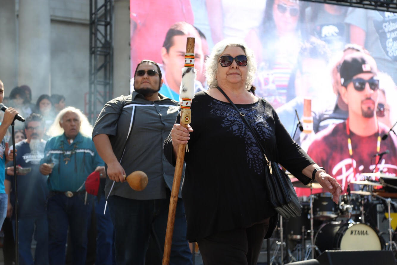 Procession of Nations at Indigenous Peoples Day – Fernandeño Tataviam ...